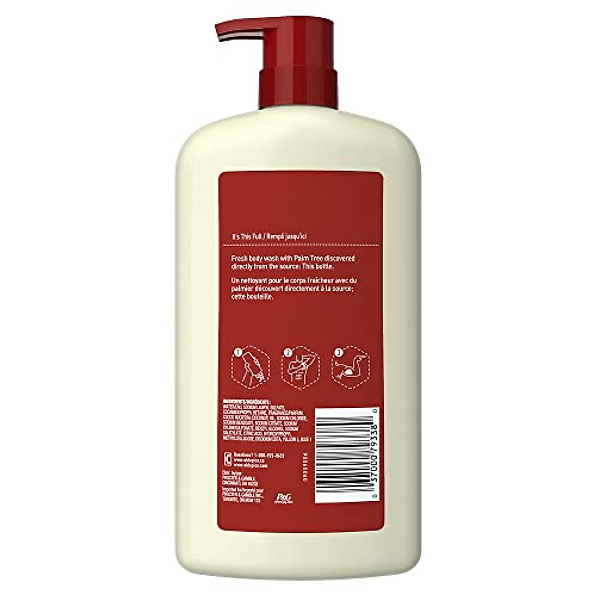 Old Spice Fresher Collection Body Wash for Men, Fiji with Palm Tree Scent, 25 fl oz (Pack of 4)