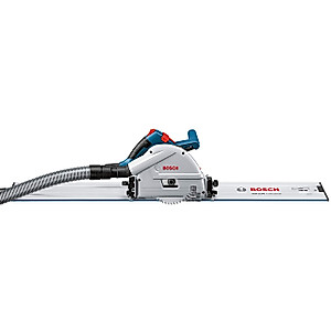 Bosch Tools Track Saw - GKT13-225L 6-1/2 In. Precision Saw with Plunge Action & Carrying Case with Free Track Kit