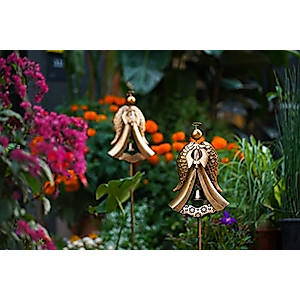 Homight Solar Metal Angel Stake Grave Decorations for Cemetery Perfect as Angel Remembrance & Sympathy cemetary Grave Decorations Gifts for Pets and Lost Love Ones