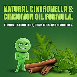 Green Gobbler Fruit Fly Goodbye Gel Drain Treatment | Drain Fly Killer | Fruit Fly Killer | Drain Flies Treatment | Fruit Flies Treatment | Drain Fly & Fruit Fly Eliminator (1 Gallon)