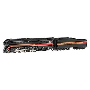 Bachmann Trains - Norfolk & Western Class J 4-8-4 DCC Sound Value Equipped Steam Locomotive - N&W #608 - N Scale (53252)