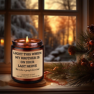 GSPY Candle for Sister in Law - Sister in Law Gifts, Christmas Gifts for Sister in Law, Brother in Law Gifts - Funny Wedding, Birthday Gifts for Sister in Law, Brother, Brothers Girlfriend