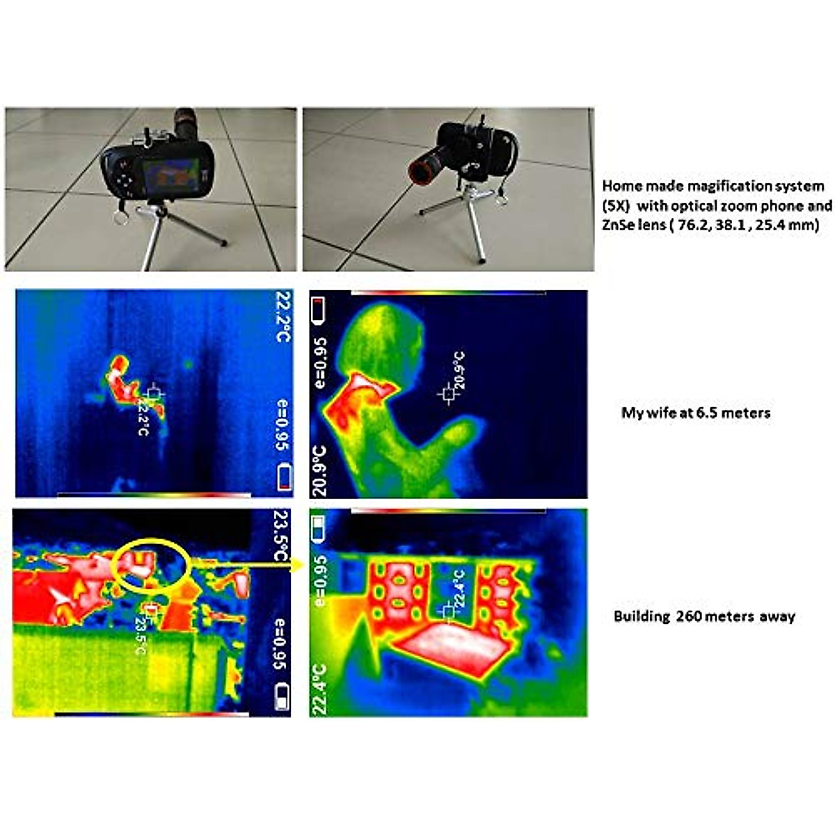 PerfectPrime IR0005 Infrared (IR) Thermal Imager & Visible Light Camera with IR Resolution 49,152 Pixels, JPG/Video MP4