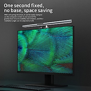 XINBAOHONG Screenbar E-Reading LED Computer Monitor Light Task Lamp, Gaming Lights, USB Powered Office Lamp with Backlight, Adjustable Brightness/Color Temperature Reading Light