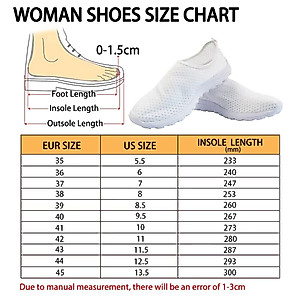 Ystardream Christmas Snowman Elk Women's Casual Walking Shoes Work Slip-on Sneakers Fashion Lightweight Breath Mesh Air Cushion Shoe Lady Girls Athletic Dance Casual
