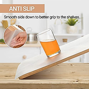 2 Pack Shelf Liner Non Adhesive (12 x 480 Inch), Double Sided Non-Slip, Water Proof , Drawer Liner for Kitchen, Cabinet Liner for Shelves, Refrigerator Liner for Top Freezer Glass Shelf