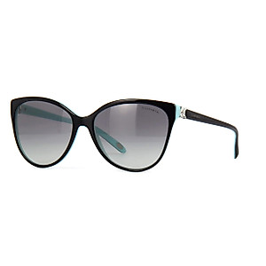 Tiffany TF 4089B 8055-3C Black Cats Eyes Sunglasses Lens Category 2 Size, 58mm
