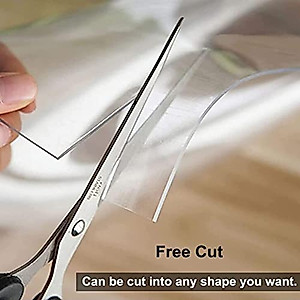 Clear Table Protector Office Home Chair Mat, Transparent Plastic Runner Rug, Large Thick Floor Protector Mat for Rolling Chairs, Durable Non Slip Entrance Mat Doormat ,60/80/90/100120/140cm wide Custo