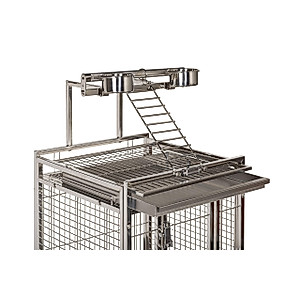 Prevue Pet Products Small Stainless Steel Playtop Bird Cage