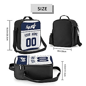 INAOO Lunch Bag New York Personalized Lunch Box Backpack Gifts for Men Women