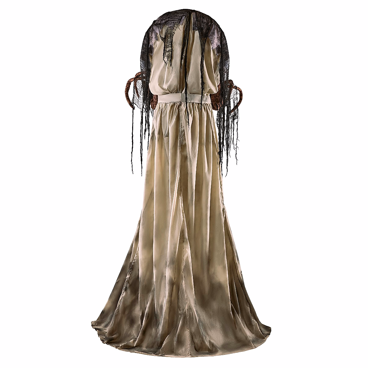 Spirit Halloween 7 Ft Darling Dolly Animatronic | Animated Decoration | Lurching Forward Motion | Blue Light Up LED Eyes | Plays Sounds