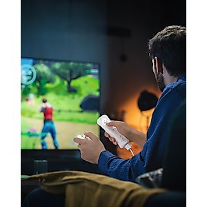 Motion-Sensing Remote Controller with Nunchunk for Wii and Wii U Games - Controller for Wii Remotes - Wii Controller with Nunchunk - Set of 2