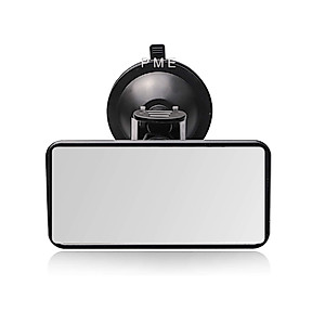 Rear View Mirror for Backseat with Baby- in- Car Sticker, Interior Car Suction Cup Windshield Mirror Strong Sucker Flat Rear View Mirror for Baby Infant Child New