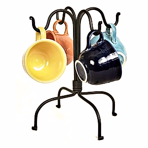 Colonial Tin Works Four Hook Mug Rack (Standard Version)
