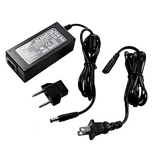 HQRP 6.5V AC Adapter Compatible with Blackstar PSU-1 PSU1FLY, Fly-3 Mini Guitar Combo Amplifier, Fly-103 Speaker Power Supply Cord + Euro Plug Adapter