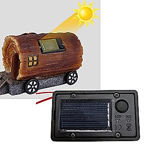 EKDJKK Solar Lantern Top Battery Box, 2Pcs/Pack, Solar Panel Lantern Lid Light Bulb Accessories, Replacement Parts