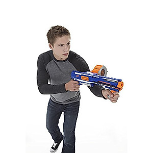 NERF Rampage N-Strike Elite Toy Blaster with 25 Dart Drum Slam Fire for Kids, Teens, & Adults (Amazon Exclusive)