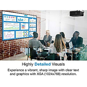 Optoma X400LVe XGA Professional Projector | 4000 Lumens for Lights-on Viewing| Presentations in Classrooms & Meeting Rooms | Up to 15,000 Hour Lamp Life | Speaker Built in