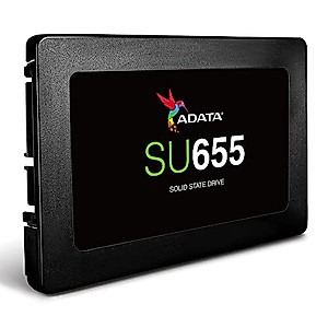 ADATA SU655 120GB 3D NAND 2.5 inch SATA III High Speed Read up to 520MB/s Internal SSD (ASU655SS-120GT-C)