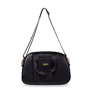 Igloo Premium Black Luxe Softsided Satchel Bag