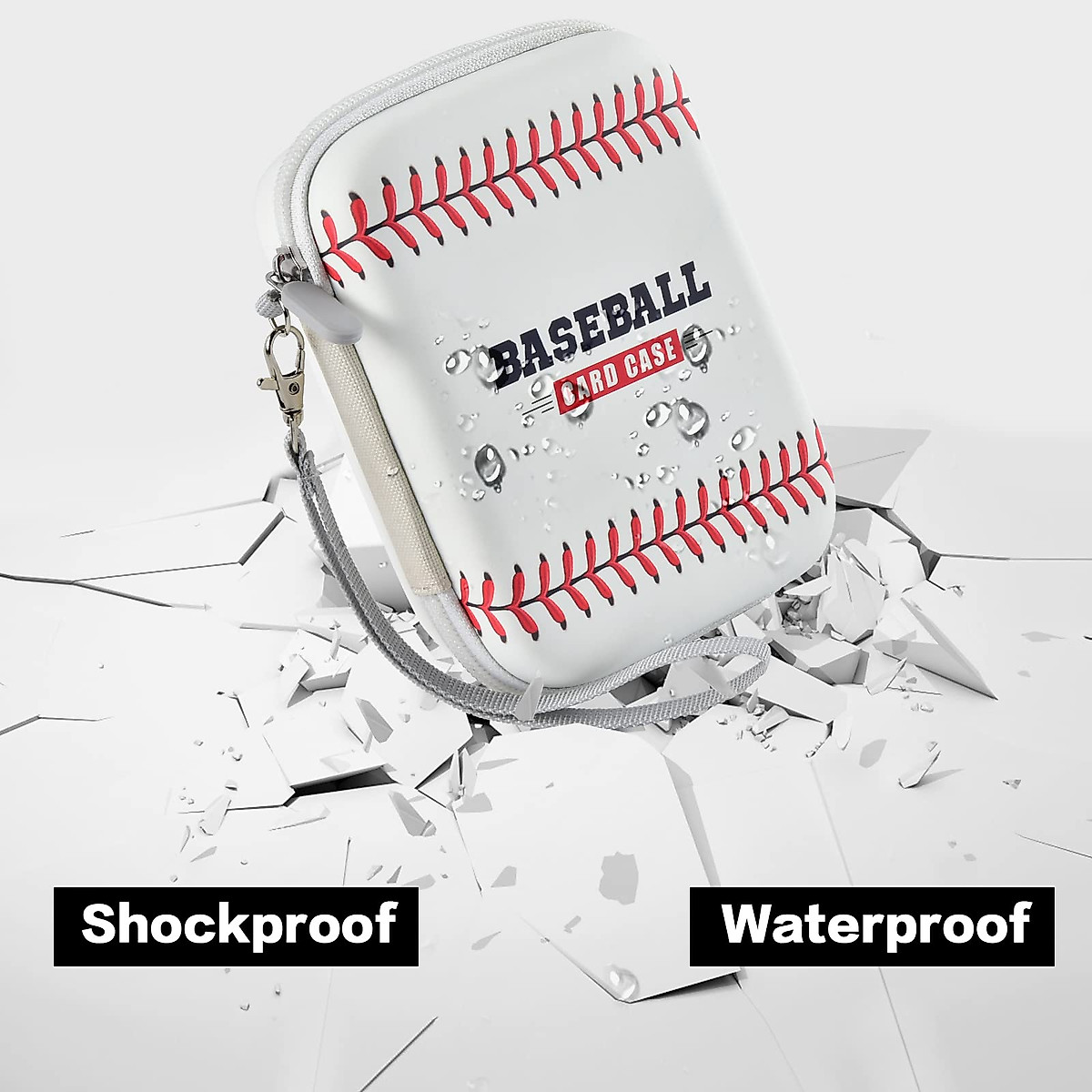 ANKHOH Baseball Football Card Holder Case Compatible with Topps 2021 Baseball Cards Packs, Sports Cards Protectors Storage Box, 400+ Trading Cards Display Binder for PM/MTG/C.A.H and More Collection