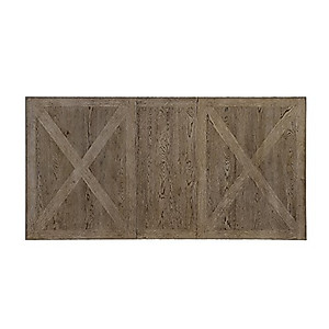 Roundhill Furniture Birmingham Dining Set, One Size, Driftwood Finish