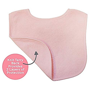 Neat Solutions Solid Colored Terry Feeder Bibs Girl, Multi, 16Count