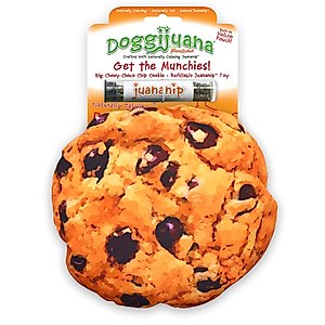 Doggijuana | Refillable Catnip Dog Toy | Naturally Calming | Catnip Grown in The USA (Cookie)