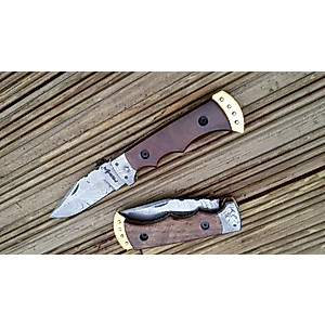 Perkin - Handmade Damascus Pocket Knife - Beautiful Folding Knife