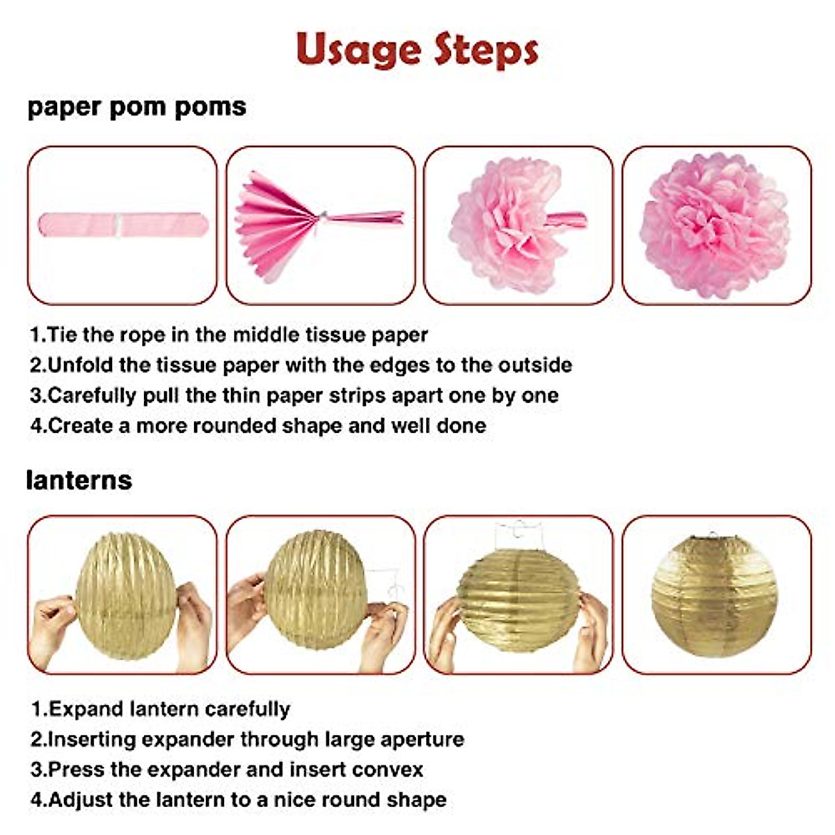 Ouddy Party Pink Baby Shower Decorations for Girl with Its a Girl Banner, Baby Girl Letter Pink Gold Confetti Balloons Paper Pom Poms for Girl Baby Shower Gender Reveal Party Supplies