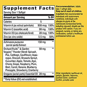 Nature’s Way Alive! Everyday Immune Health Supplement*, 30 Softgels