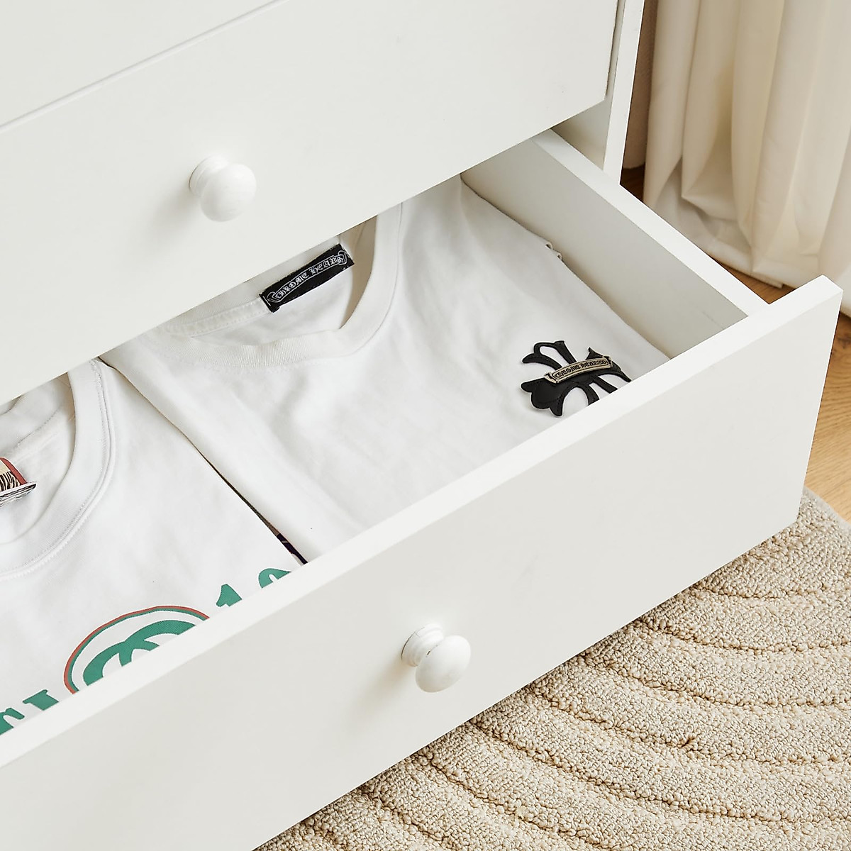 White Closet Shelves With Hanging Closet Kit - Closet Organizer System - Corner Closet System - Closet Organizers And Storage Shelves - Closet Shelving Closet Organizer For Home GYM 104 x 37 x 175CM