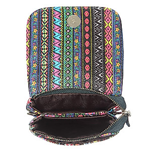 MINICAT Roomy Pockets Series Small Crossbody Bags Cell Phone Purse Wallet for Women(Upgraded National-Style)