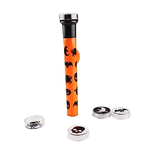 STOBOK 3pcs Halloween Projector Flashlight Changeable Ghost Terror Pumpkin Scary Halloween Torch Flashlight Party Props Projector