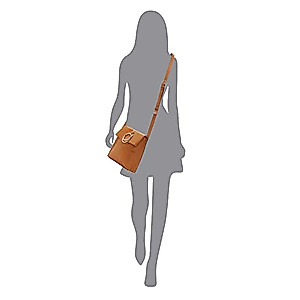 Vince Camuto Livy Large Crossbody, Rusty Orange