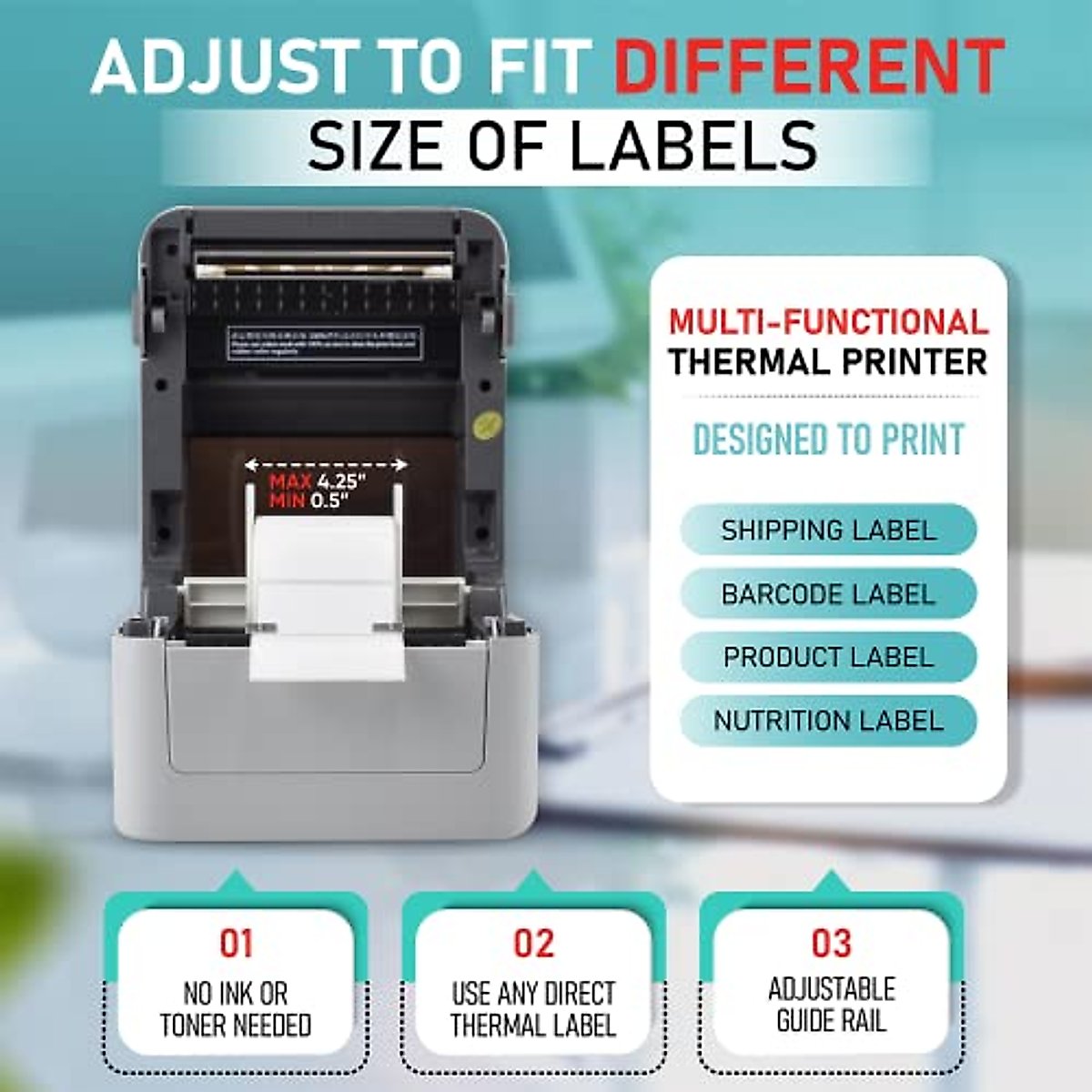 Arkscan 2054K-BT for Bluetooth Wireless Shipping Label Printer on iPhone Windows Mac Chromebook Android Support Amazon Ebay Paypal Shopify Shipstation UPS USPS FedEx Fanfold Direct Label