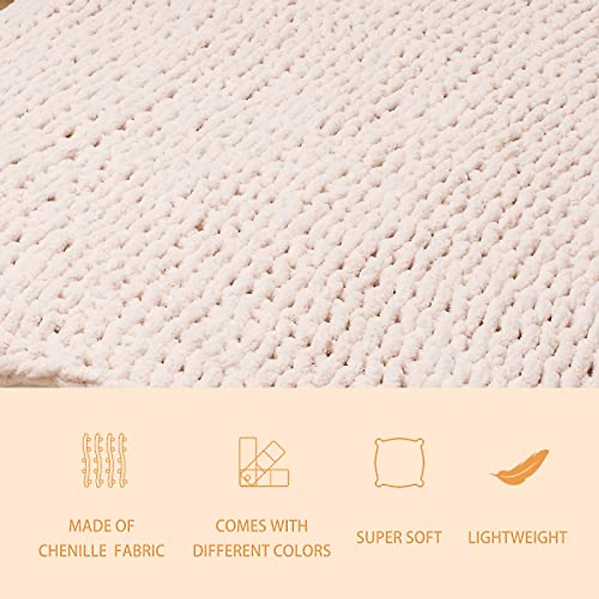 Chunky Knit Blanket, Super Luxurious - Soft and Comfortable Chunky Knit Blanket Throw, Cable Knit Throw Blanket for Sofa, Bed, Chair, Machine Washable Big Blanket