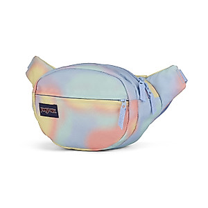 JanSport Fifth Avenue Fanny Pack Crossbody Bags for Women, Men - Stylish, Durable Waist Bag with Adjustable Belt, Main Zippered Pocket, Quick Stash Pocket - Travel Essentials - Mood Map