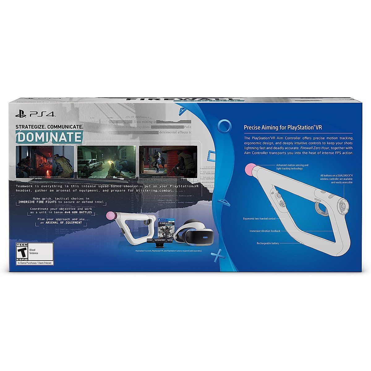PSVR Aim Controller Firewall Zero Hour Bundle - Playstation VR [Video Game] (Renewed)