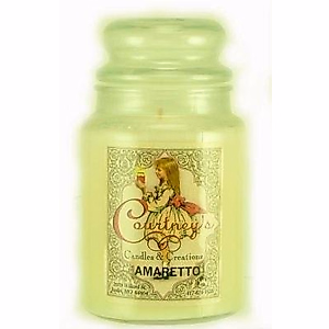 Courtney's Candles Amaretto Maximum Scented 26oz Large Jar Candle