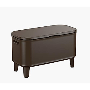 Keter Breeze Bar Outdoor Patio Furniture and Hot Tub Side Table with 17 Gallon Beer and Wine Cooler, Espresso Brown