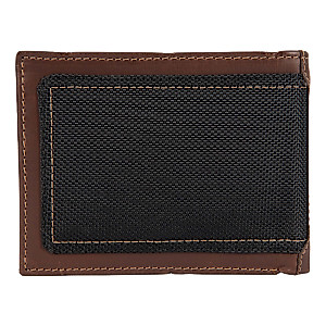 Carhartt Men's Rugged Leather Triple Stitch Wallet, Available in Multiple Styles, Brown (Passcase), One Size
