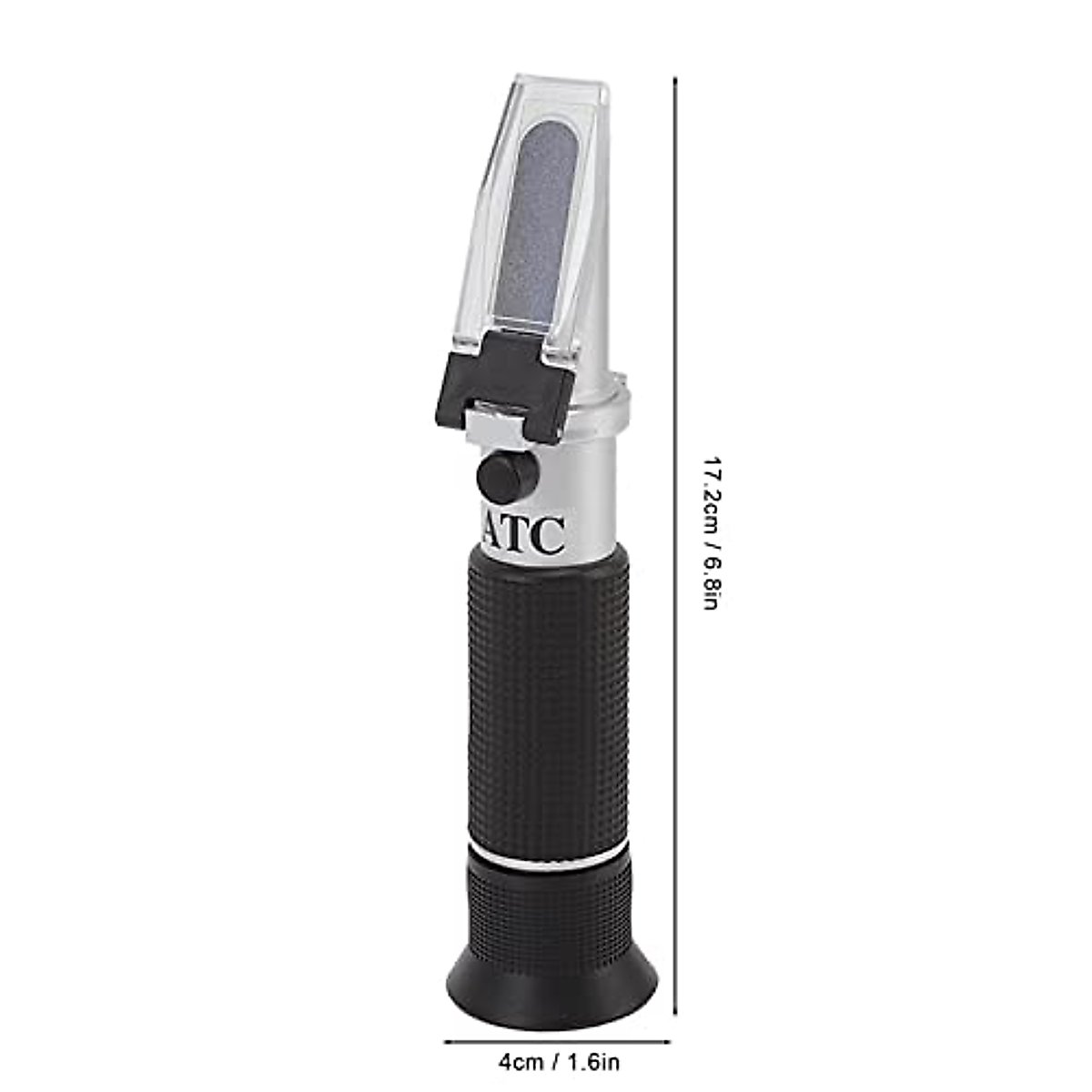 Handheld Refractometer, Accurate Data Salinity Refractometer Fast Measurement Clear Reading Wide Application for Aquarium