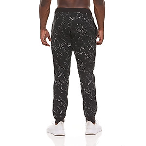 Spalding Mens Competition 2.0 Joggers, Black Marble, M