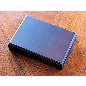 Display box for two NGC/PCGS/Premier/Lil Bear Elite Coin Slab Mahogany Matte Finish