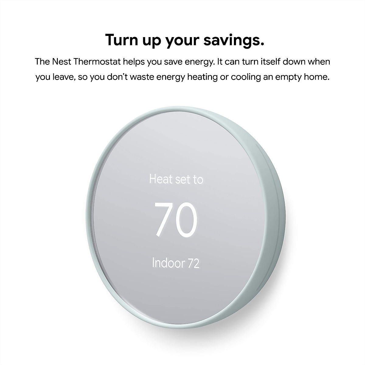 Google Nest Smart Thermostat for Home, Programmable WIFI Thermostat - Fog (Renewed)