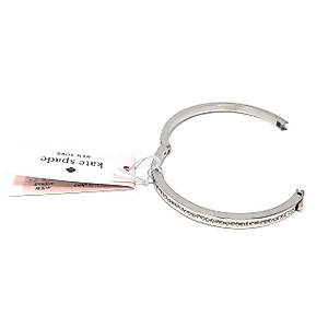 Kate Spade New York Crystal Bangle Bracelet Silver Tone
