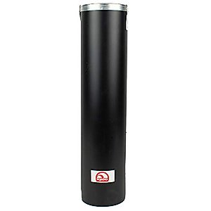 Igloo - 10862 Cone Cup Dispenser, Fits 5 Gal Water Cooler, Black Plastic