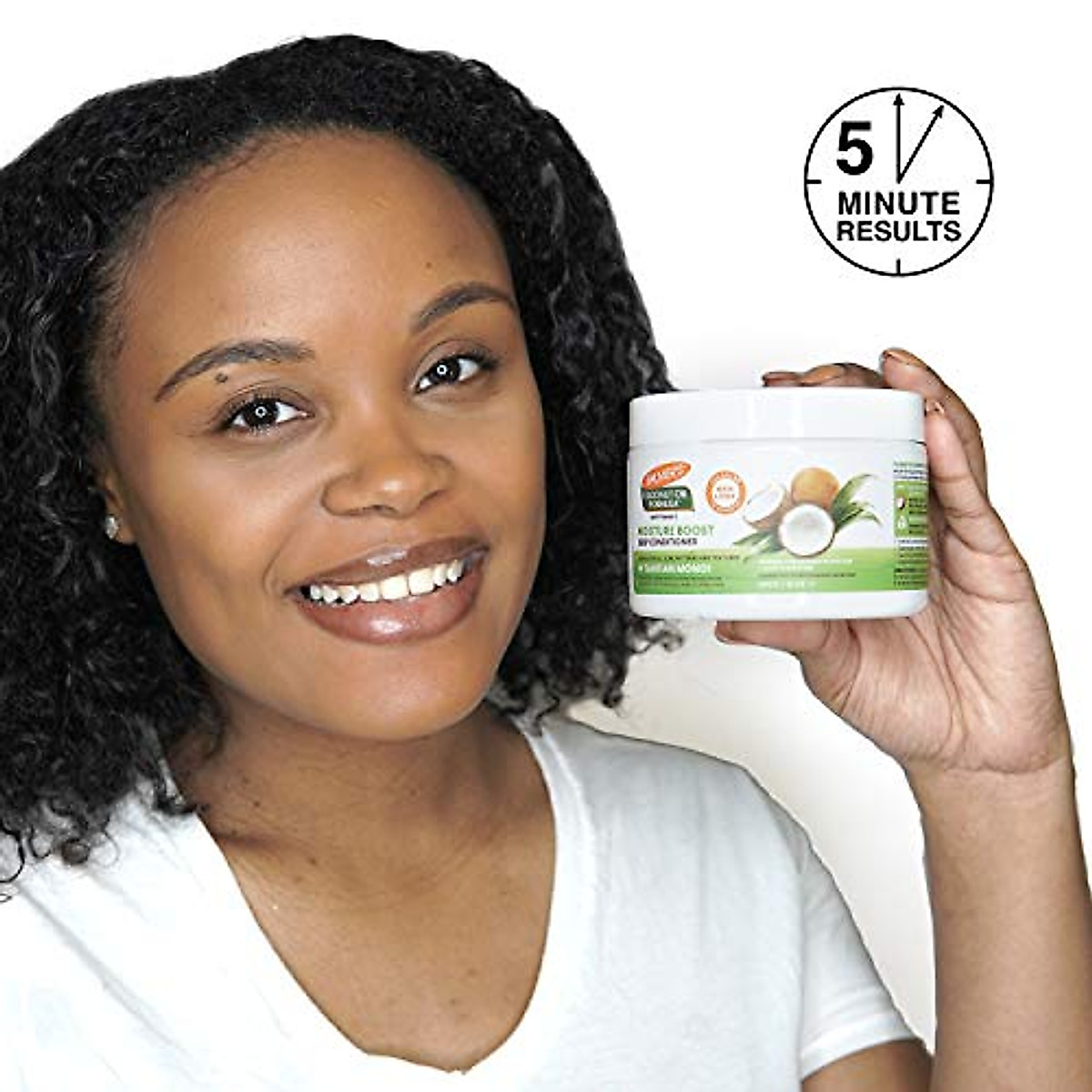 Palmer's Coconut Oil Formula Moisture Boost Deep Hair Conditioner, 12 Ounce