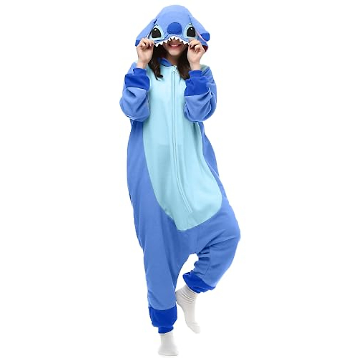 LABULA Slim Fit Unisex Adult Onesie Animal Pajamas Halloween Cosplay Sleepwear